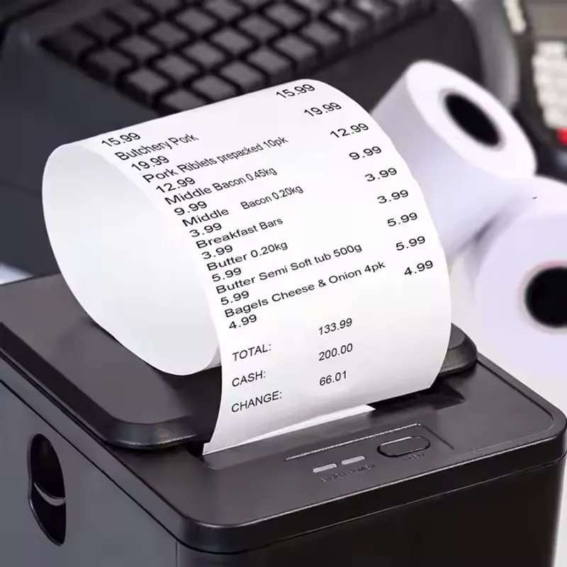 High Quality Thermal Paper Rolls Sizes 57x40mm 57x50mm 80x60mm 80x70mm ...