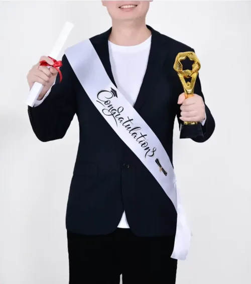 Graduate Sash – Custom Printed Polyester Sash with Logo or Text - YUAN ...